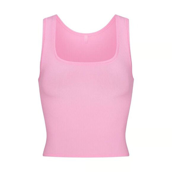 SKIMS | Tops | Nwt Skims Soft Lounge Tank Bubblegum Pink | Poshmark